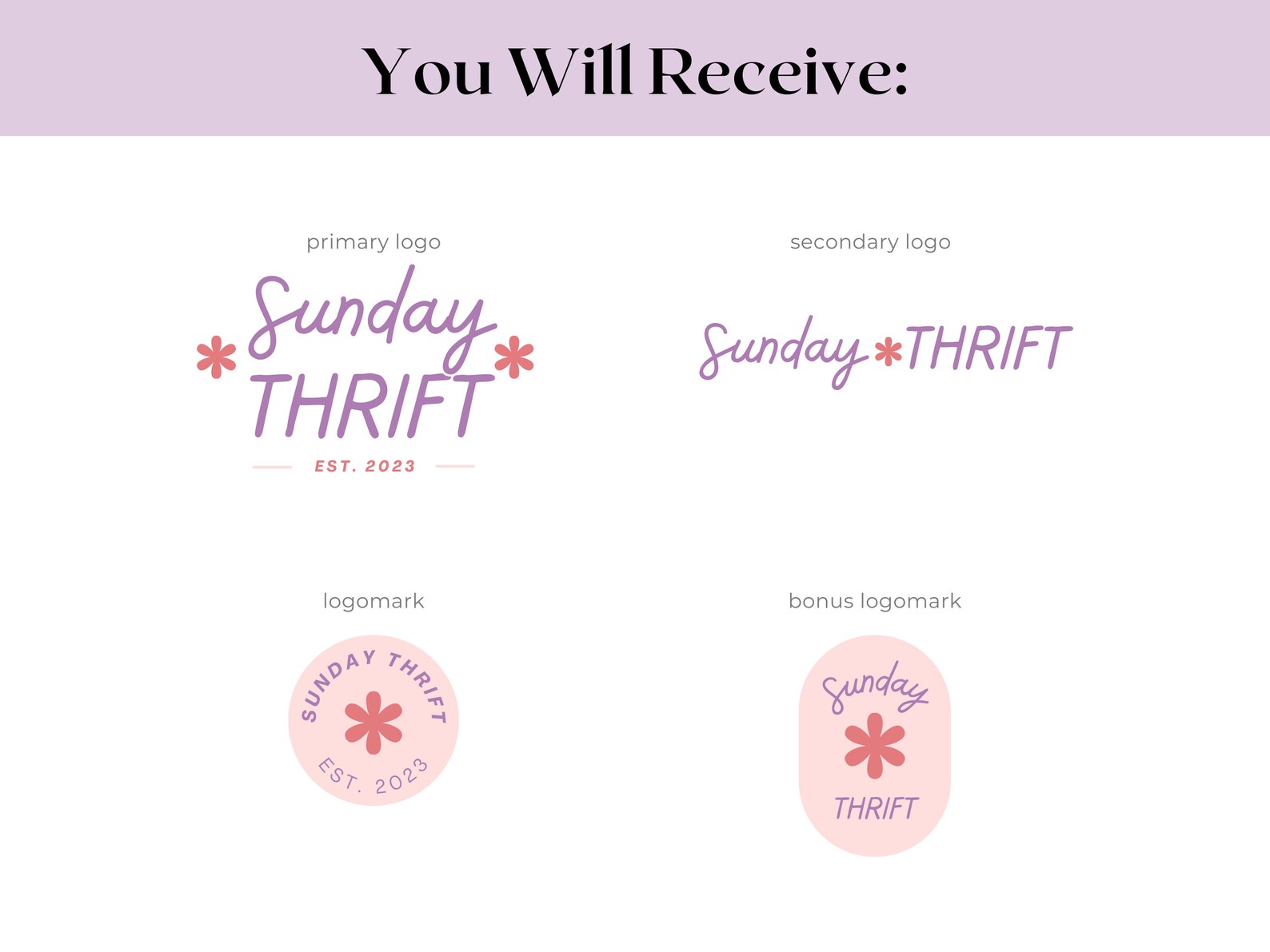 DIY Retro Branding Kit Editable Logo Design Boho Fun - Etsy