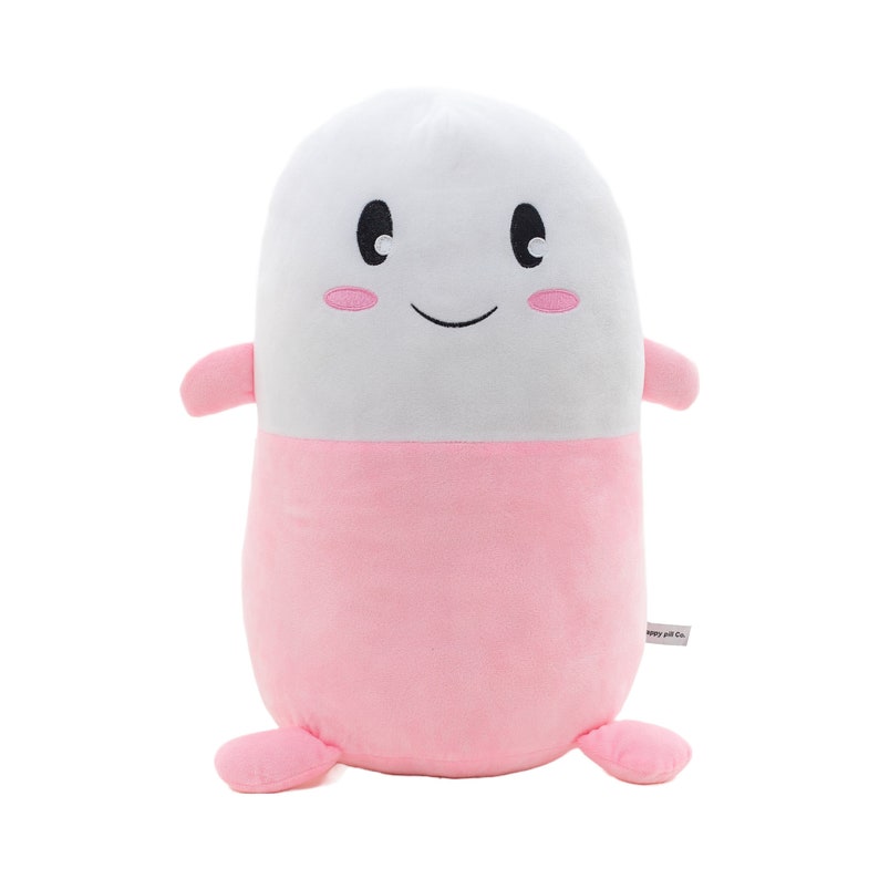 Happy Pill Plush Toy: Soft, Huggable, Stress Relief - 17” - Etsy
