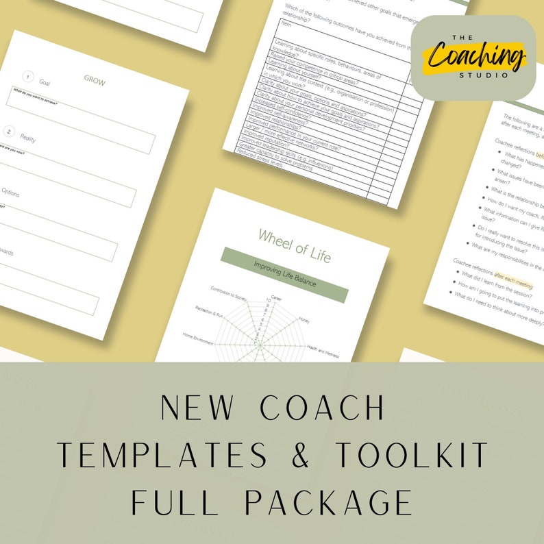 Detailed Coaching Templates and Toolkit - New Coach Bundle - Etsy