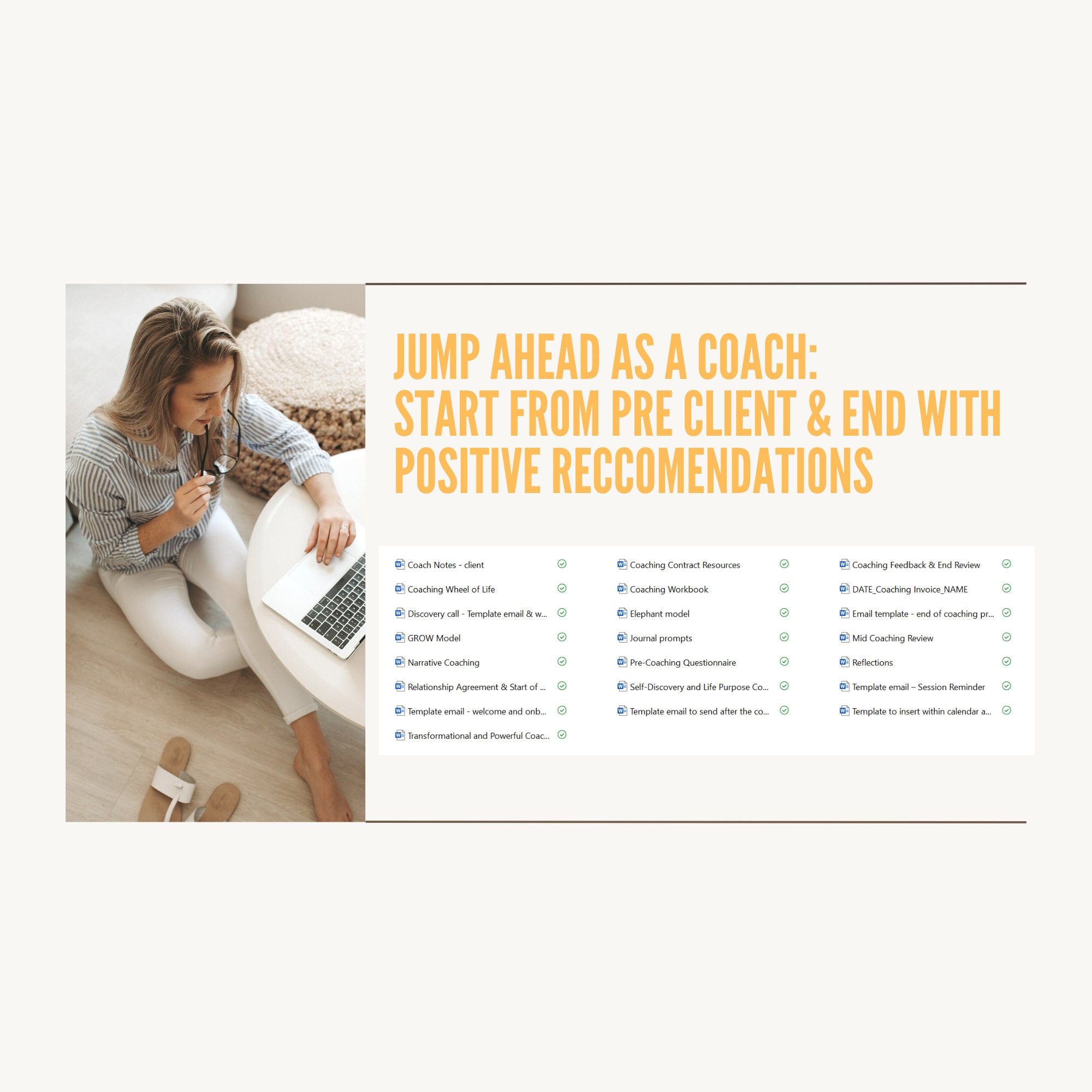 Detailed Coaching Templates and Toolkit - New Coach Bundle - Etsy