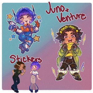 OW: 3' Epoxy Charms Juno and Venture - Etsy