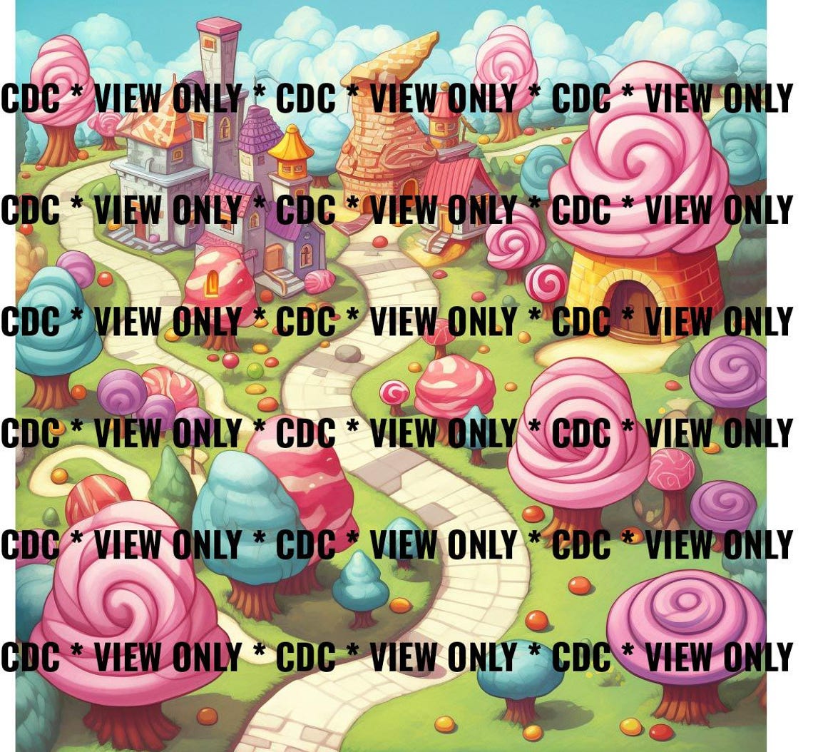 Candyland Printable Pattern - Etsy