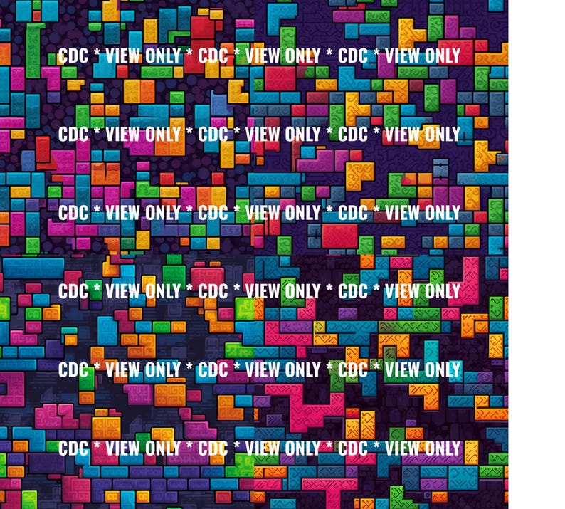 Tetris-style Printable Download Pattern - Etsy