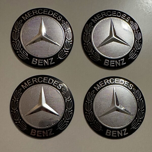 Mercedes Benz Wheel Center Cap Stickers - Etsy