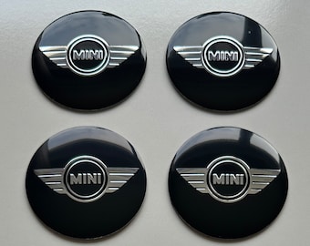 4 Pcs set 56mm 2.20inch Black Mini Cooper Wheel Center Hub Caps ...