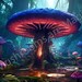 A Collection of 21 Colorful, Magical, Surreal, Mushrooms. Deep in the ...