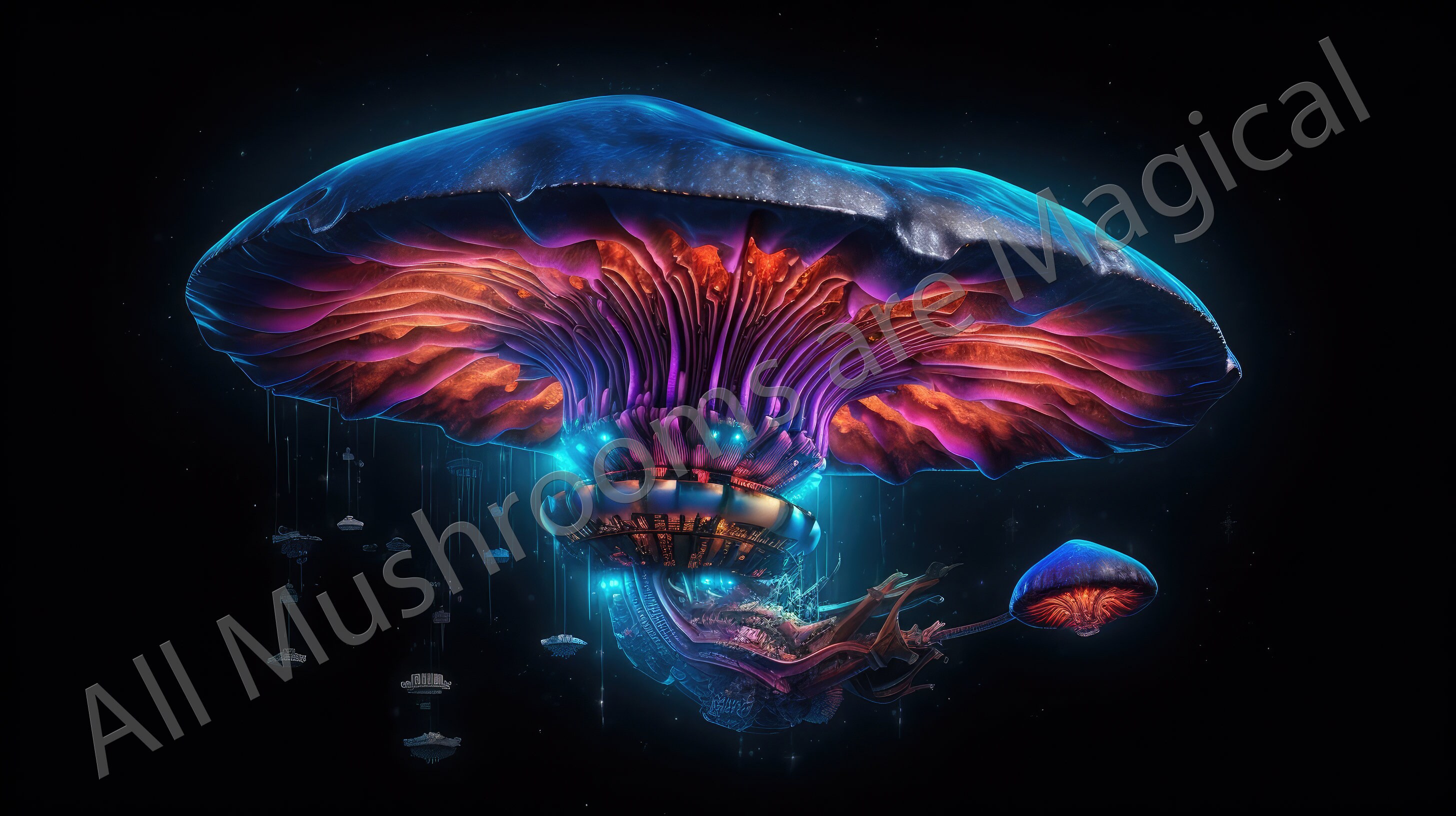 Mushrooms in Space 36 Images of Fantasy Mushroom-based Space Faring ...