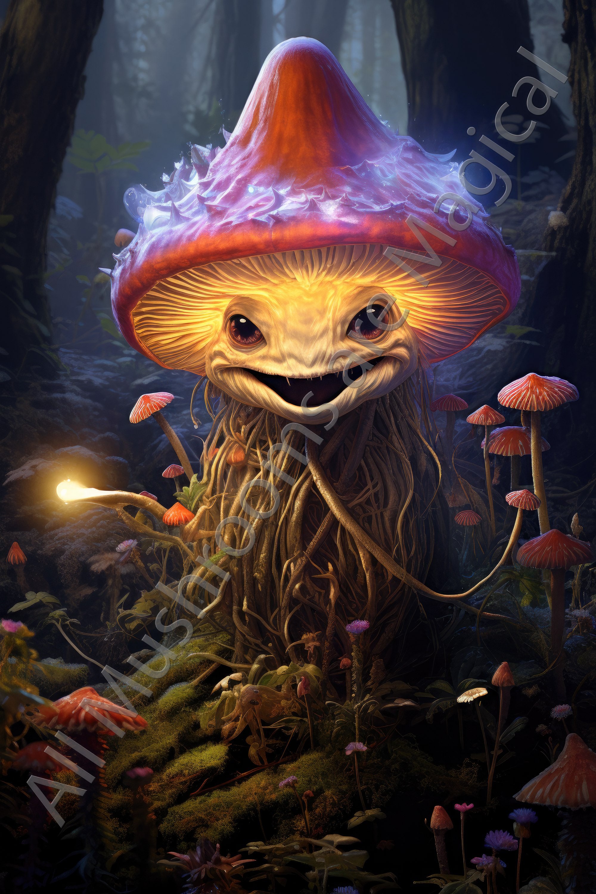Happy Alien Mushrooms a Bundle of 25 of the Cutest, Happiest, Mushrooms ...