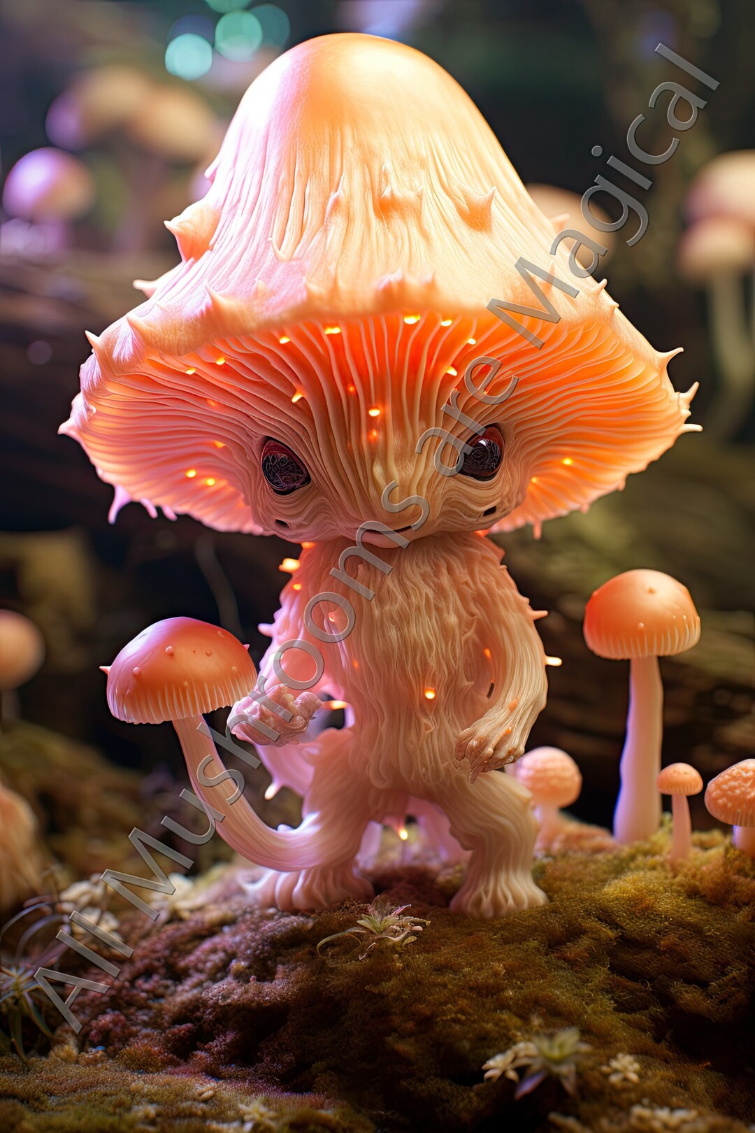 Happy Alien Mushrooms - a Bundle of 25 of the Cutest, Happiest ...