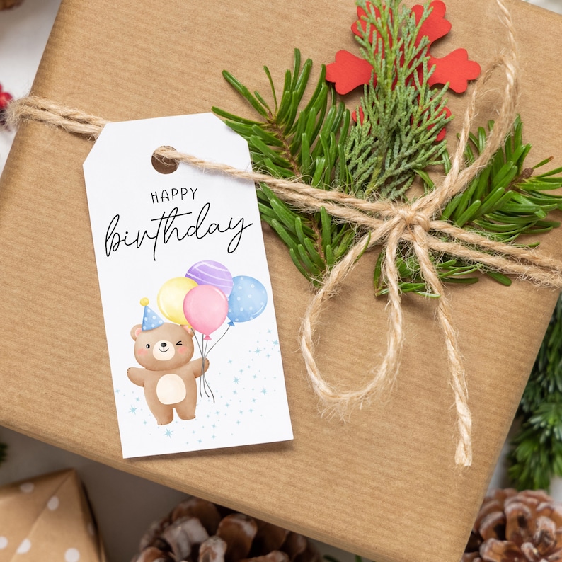 Happy Birthday Gift Tag | Happy Birthday | Appreciation Label | Happy ...