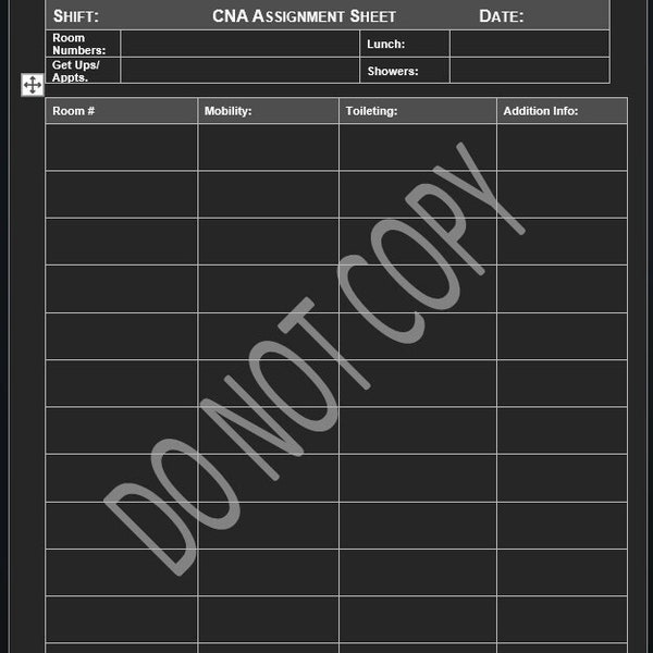 Cna Assignment - Etsy
