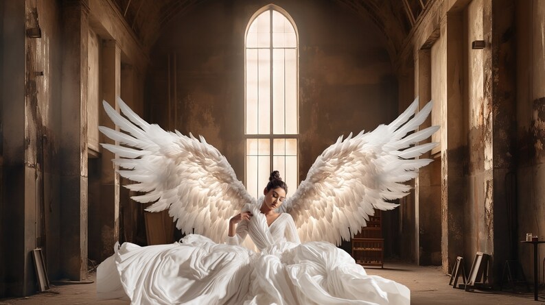 6 X Digital Backdrops Angel Wings Digital Backgrounds - Etsy Australia