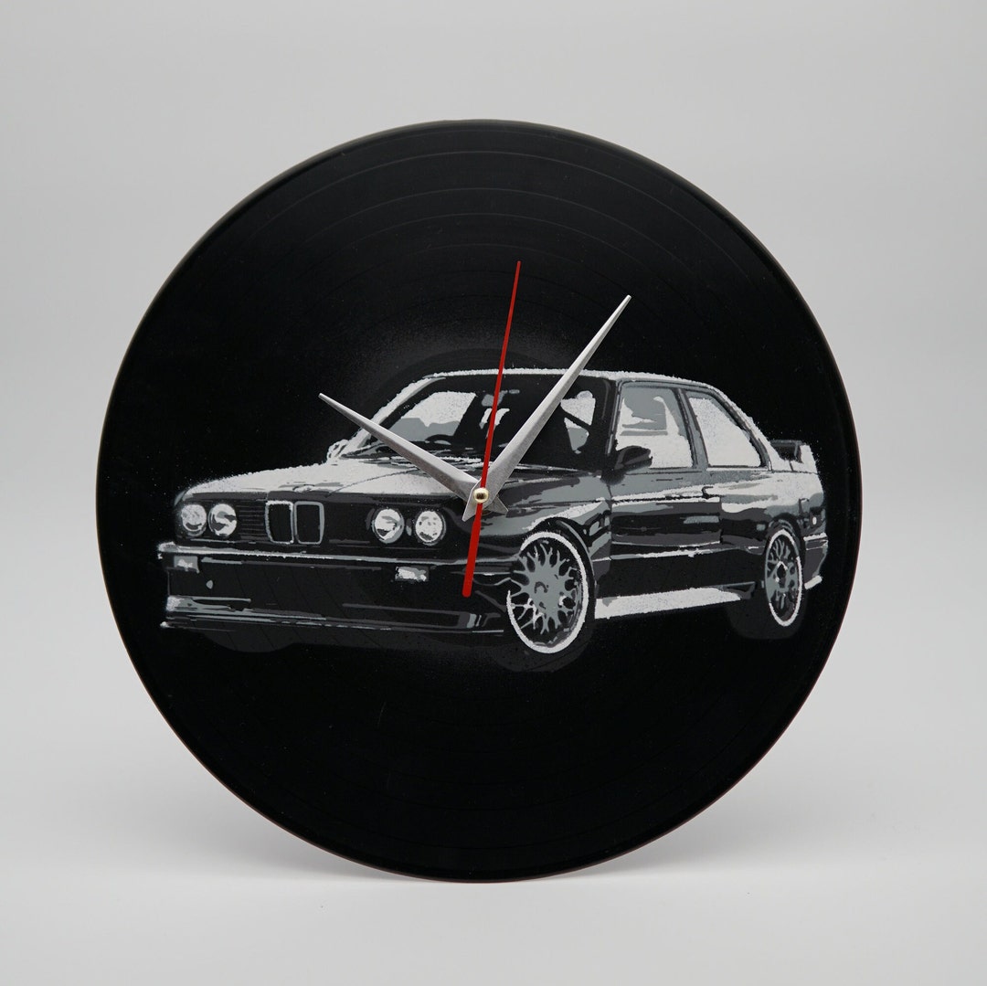 BMW E30 Wall Clock Vintage Handmade Modern Clock Made From - Etsy