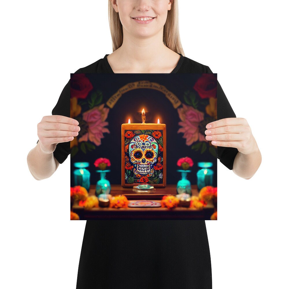 Dia De Los Muertos Altar Poster 1 - Etsy