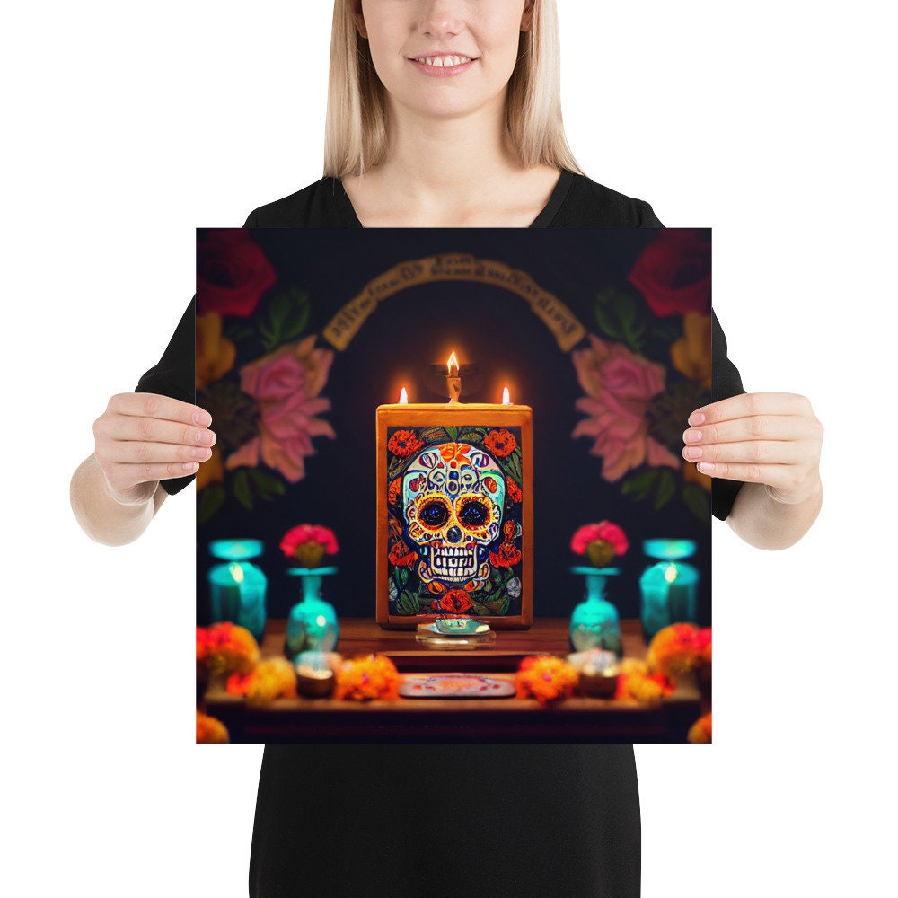 Dia De Los Muertos Altar Poster 1 - Etsy