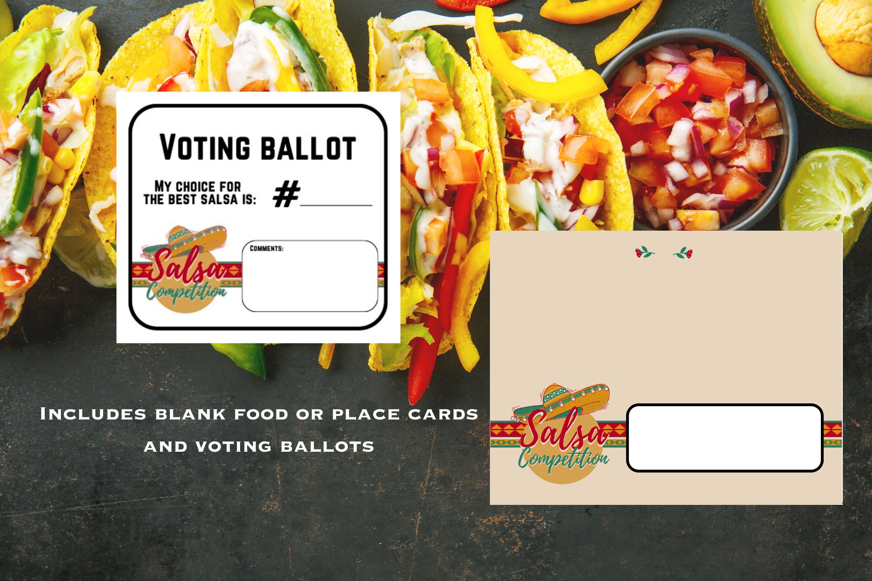 Salsa Competition Voting Pack | Salsa Contest - Etsy