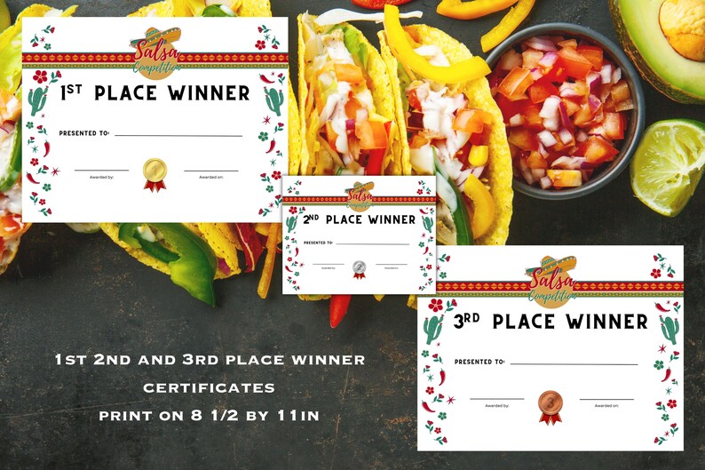 Salsa Competition Voting Pack | Salsa Contest - Etsy