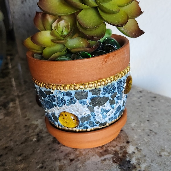 Decorated Pot - Etsy
