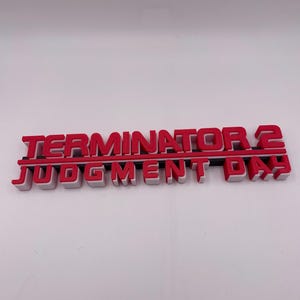 Terminator 2 Sign - Etsy