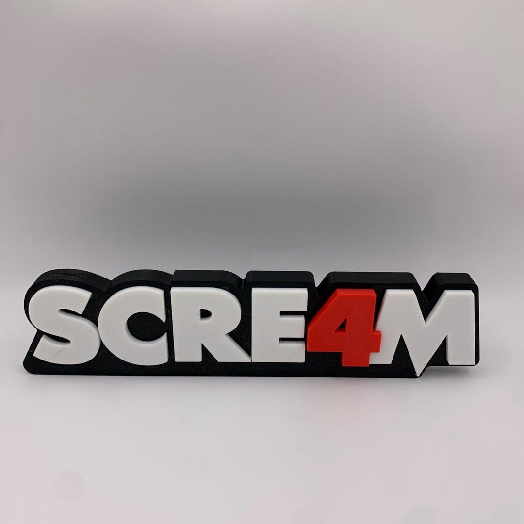 Scream 4 Sign - Etsy