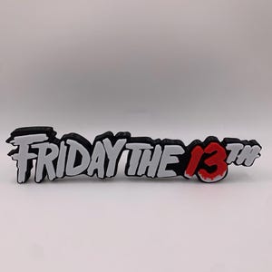 Friday the 13th Sign - Etsy