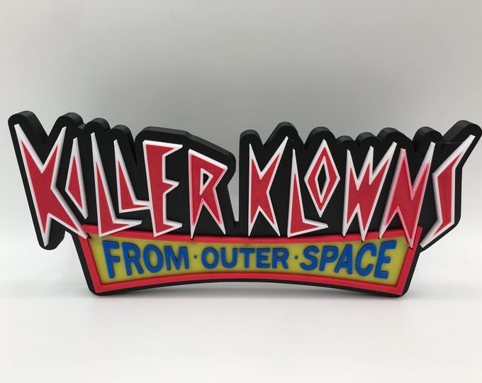 Killer Klowns From Outer Space Birthday Banner, Scary Clowns Banner ...