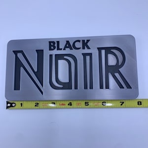 Black Noir Sign - Etsy