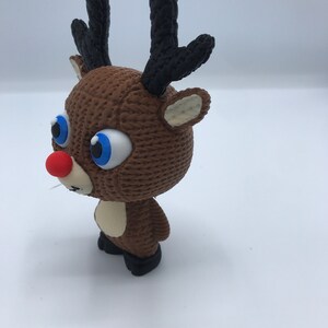 Rudolph Red Nose Reindeer Statue - Etsy