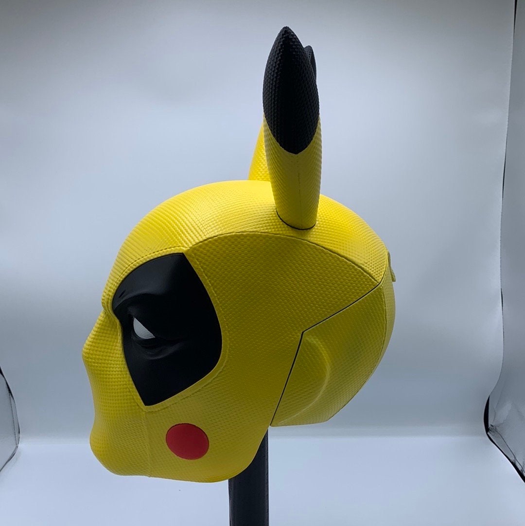Pikapool Pikachu Deadpool Mask - Etsy
