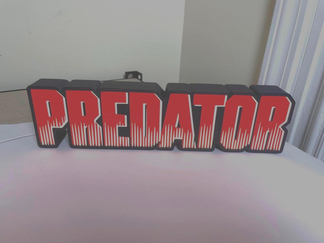 Predator Light Box Sign - Etsy