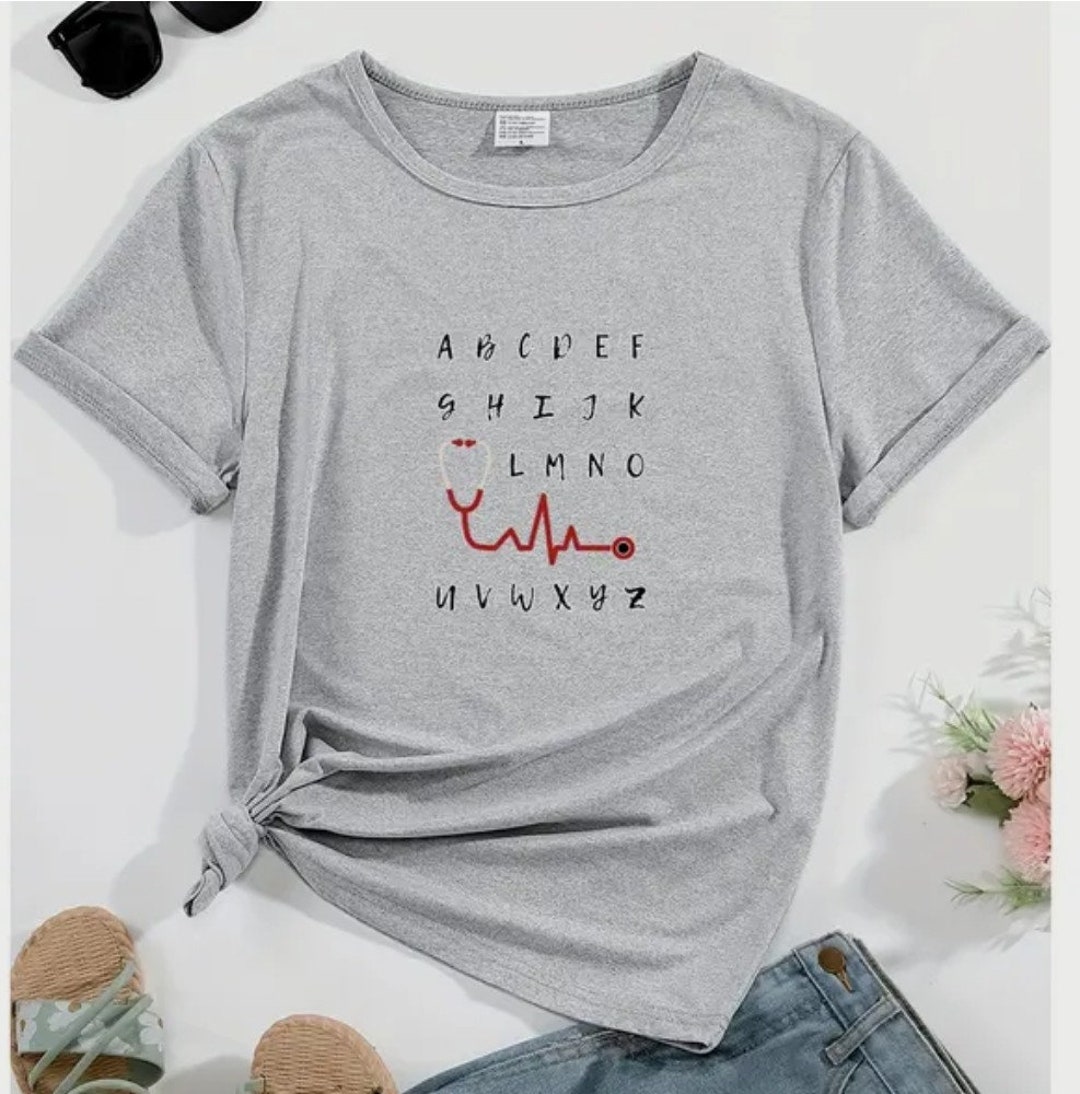 EKG ECG PQRST Wave Nursing Nurse Hospital Cardiac Cardiology T-shirt ...
