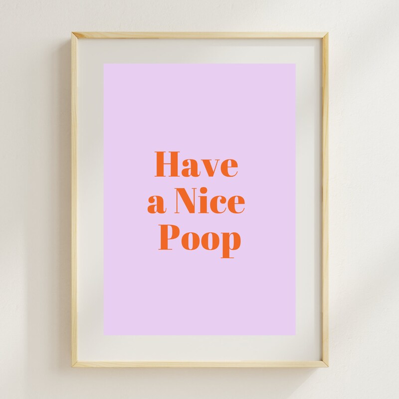Have a Nice Poop - Etsy