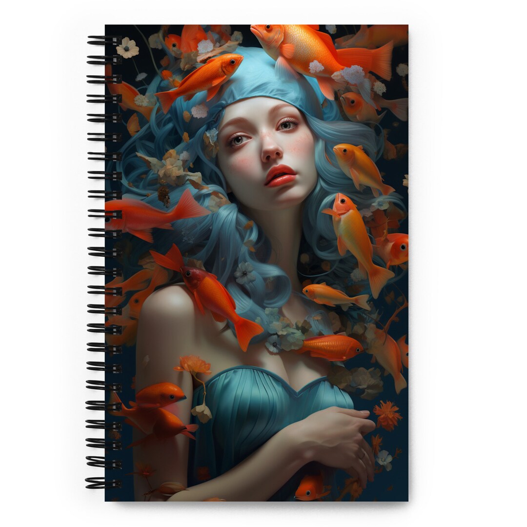 Spiral Notebook Mother Pisces by Dead Artists - Etsy