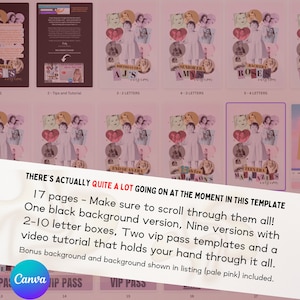 Template Custom Eras Poster Era Poster With Your Photos Teenage Era ...