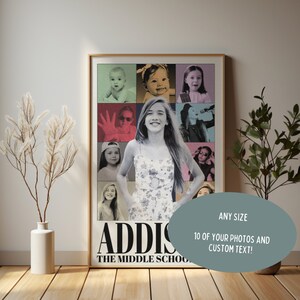 Custom Personalized Eras Poster Birthday Invitation for Swifty | Eras ...