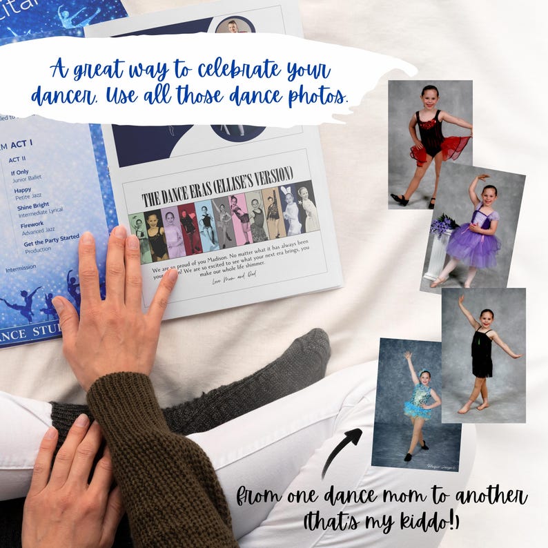 Half Page Yearbook Ad Template: Editable Eras Tour Student Tribute ...