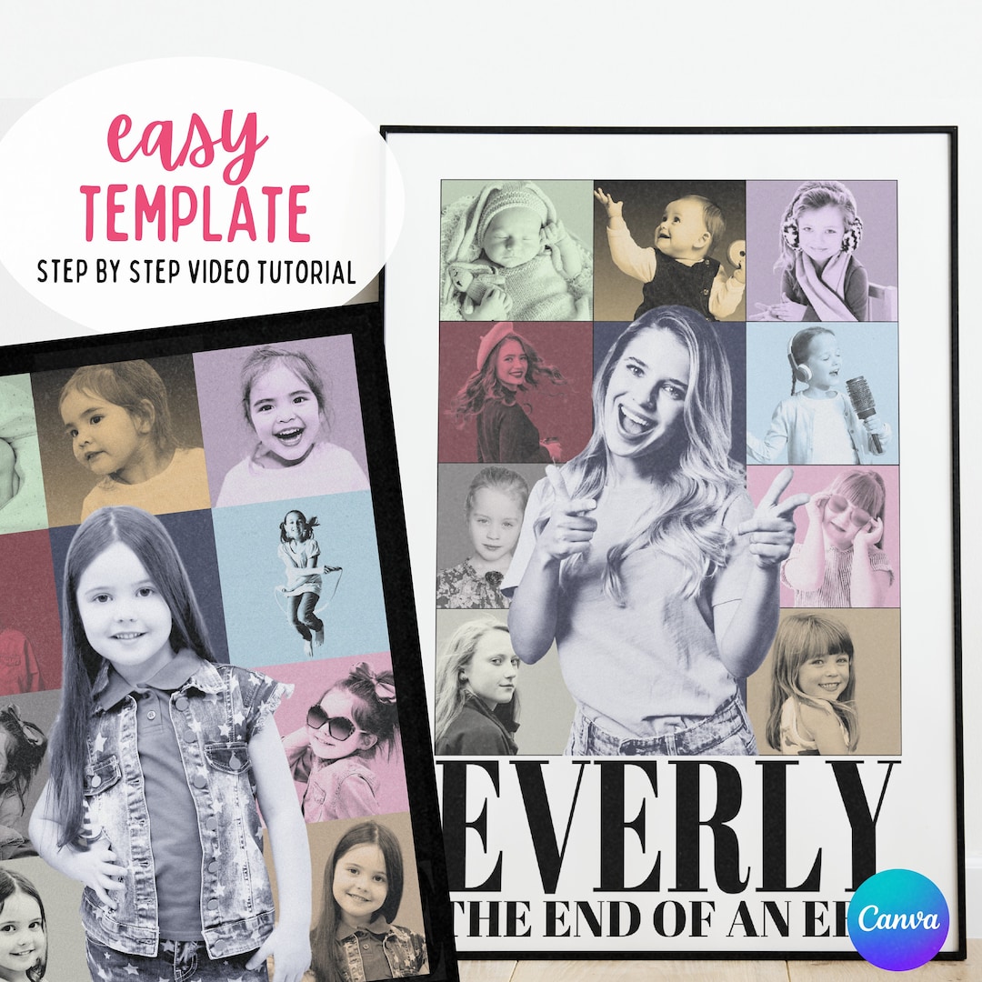 Custom Eras Poster Era Poster Your Photos Teenage Era Party Personalize ...