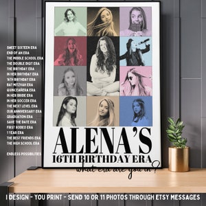Custom Eras VIP Pass Birthday Invitation and Era Poster for Eras Themed ...