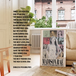 Custom Eras Poster Canva Template | Personalized Printable Digital ...