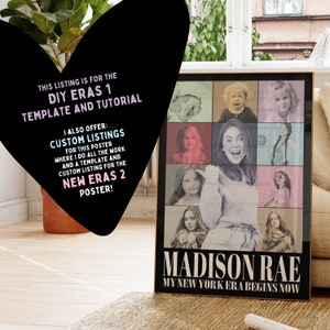 Custom Eras Poster | Era Poster Your Photos | Teenage Era Party ...