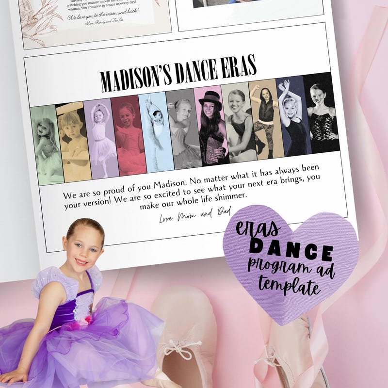 Playbill Ad Template - Etsy