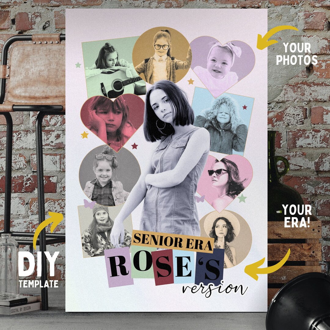 Template Custom Eras Poster Era Poster With Your Photos Teenage Era ...