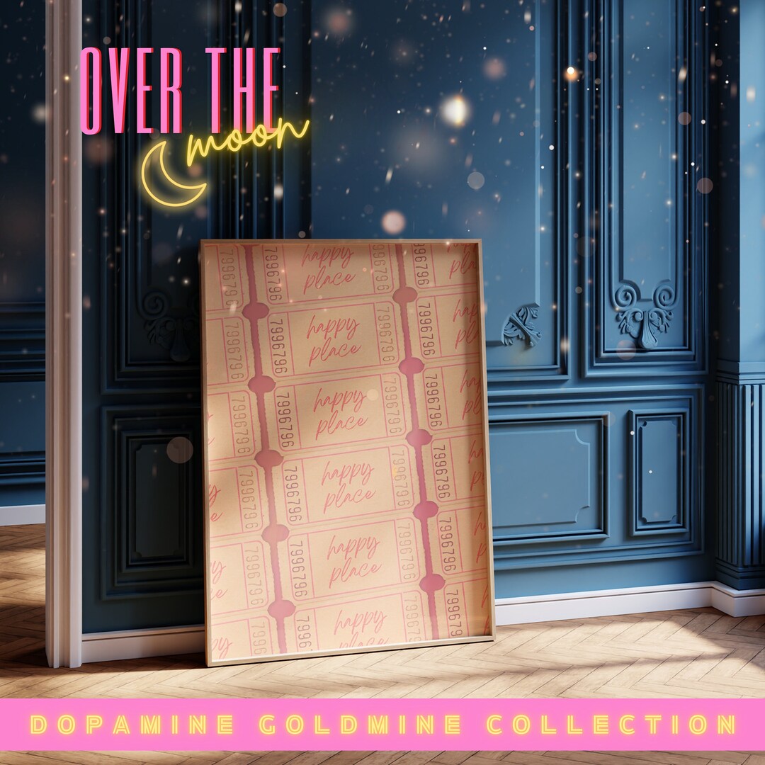 Fair Ticket Preppy Wall Art Digital Print Instant Download 3 Tickets ...