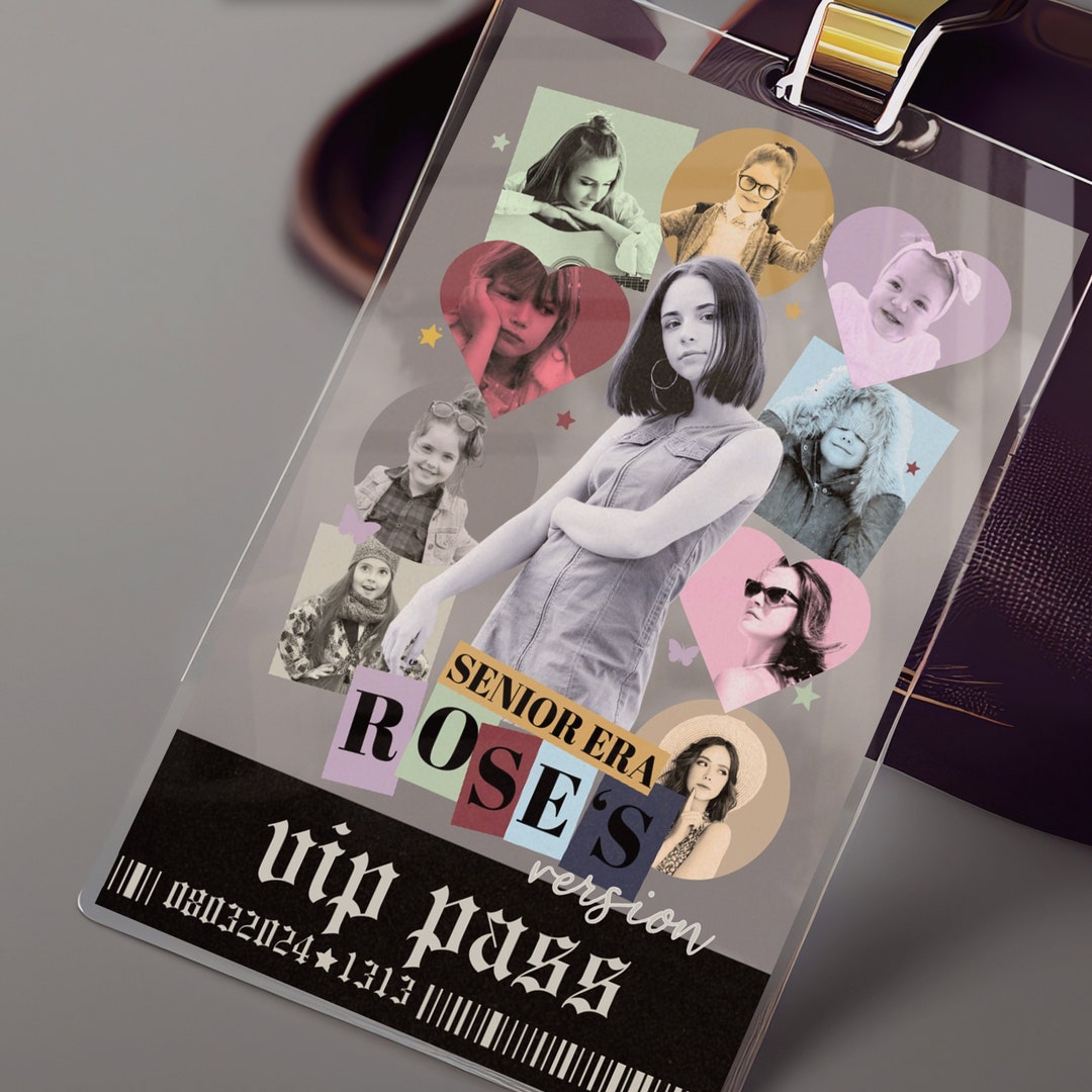 Fast, Custom, Printable Eras VIP Pass Birthday Era Themed Party Favor ...