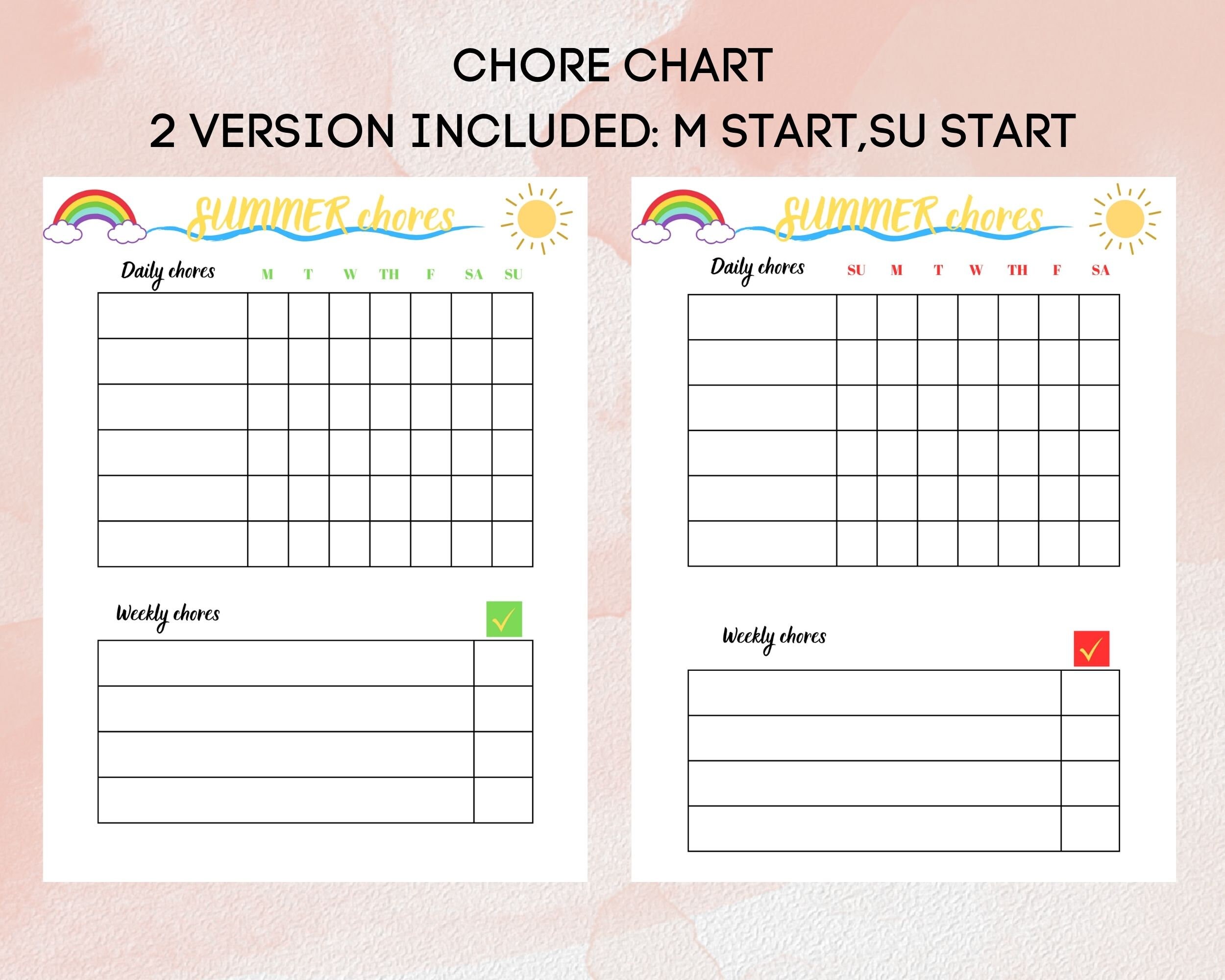 Printable Summer 2023 Planner Bundle,summer Calendar,summer Checklist ...