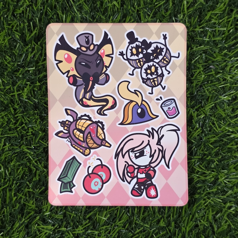 Hazbin Hotel Mini Sticker Sheet: Hazbin Hotel Vinyl Decals - Etsy