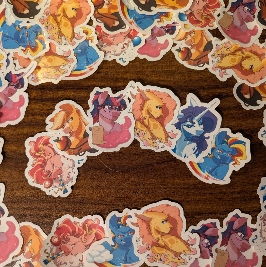 Main Six Sticker Pack // Six Sticker Pack // MLP Sticker - Etsy