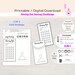 Dining Out Printable Saving Challenge Bundle Kit Instant Download PDF ...