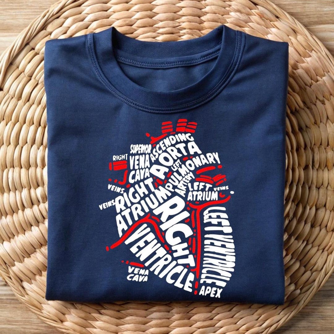 Cardiovascular Nurses Crewneck Shirt, Medical RN Pullover, Heart ...