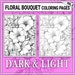 Floral Bouquet Colorings Vol.2. Flowers Coloring Book. Coloring Pages ...